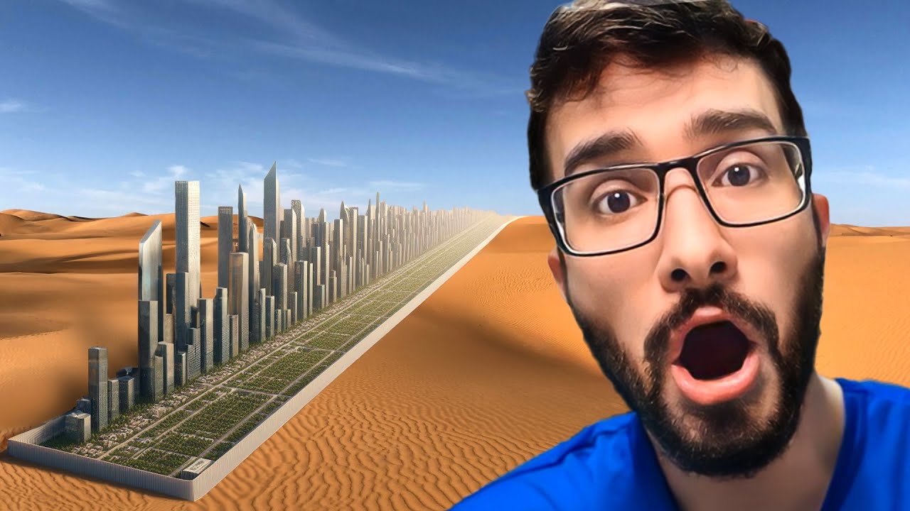 UMA CIDADE EM LINHA RETA REALMENTE ESTÁ SENDO CONSTRUÍDA - THE LINE ...