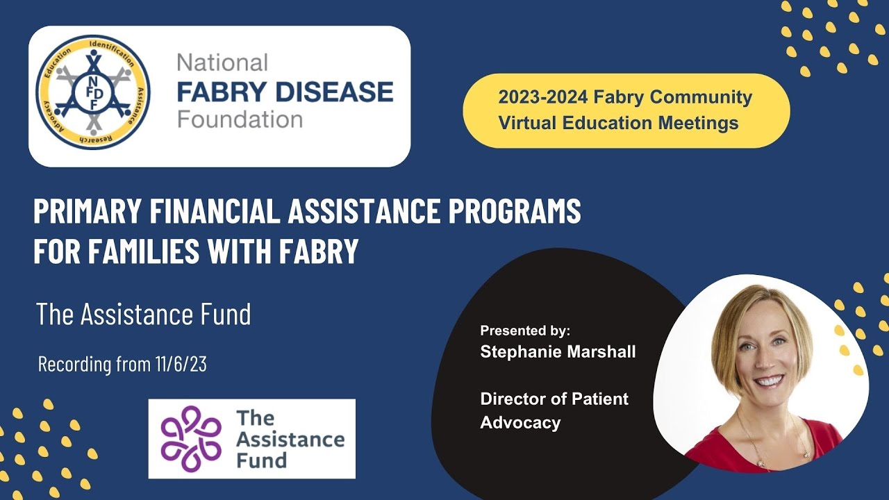 NFDF presents The Assistance Fund (TAF) Financial Assistance Programs ...