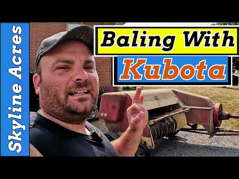 Hay Making Part 3: Raking and Baling Hay | New Holland S69 Baler - YouTube