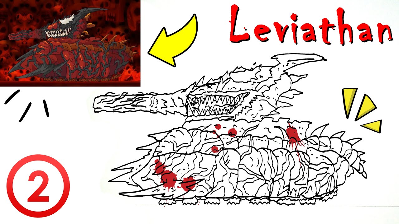 Cara Menggambar Tank Leviathan Carnage Gerand | Part 2 - YouTube