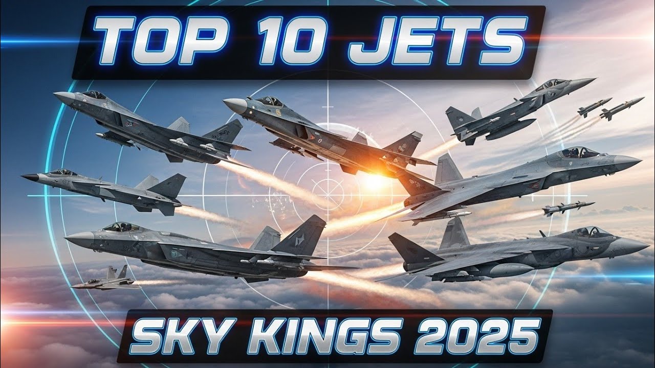 Top 10 Fighter Jets 2025: The Ultimate Sky Kings! - YouTube