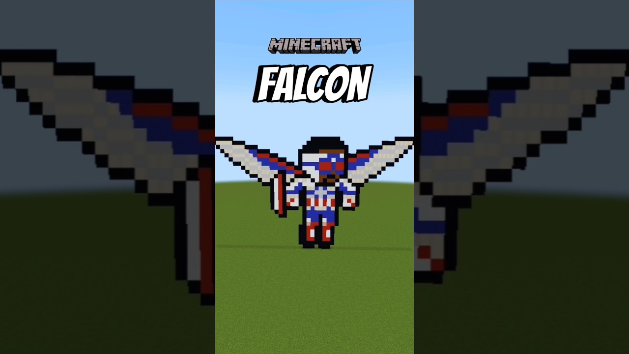 FALCON MINECRAFT | #minecraft #avengers #shorts - YouTube