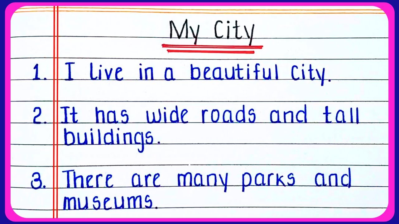 My city essay in English 10 lines | 10 lines on my city essay | Essay ...