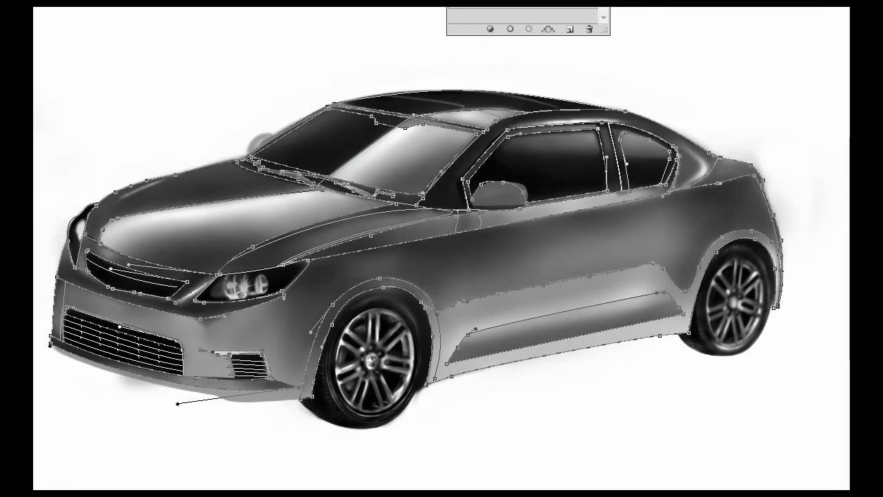 2011 Scion tC Speed Painting - YouTube