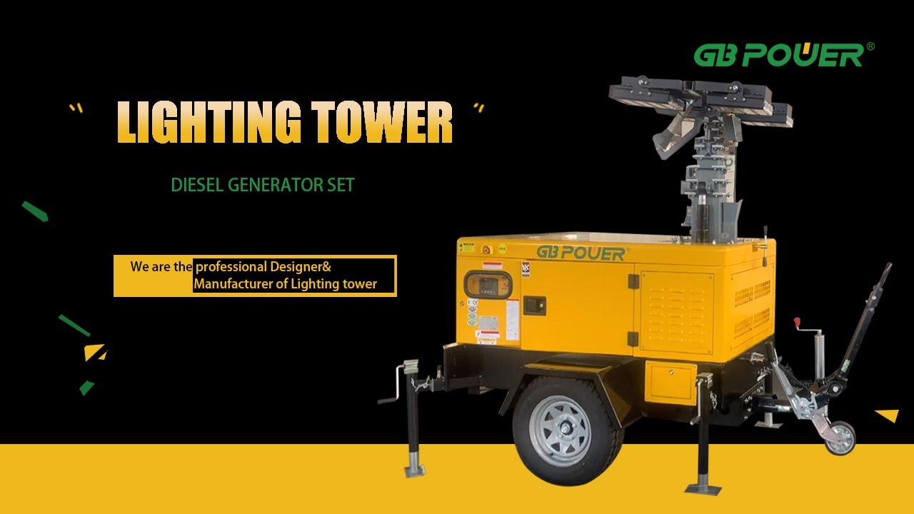[GB POWER] | Lighting Tower | LED Lamps - YouTube