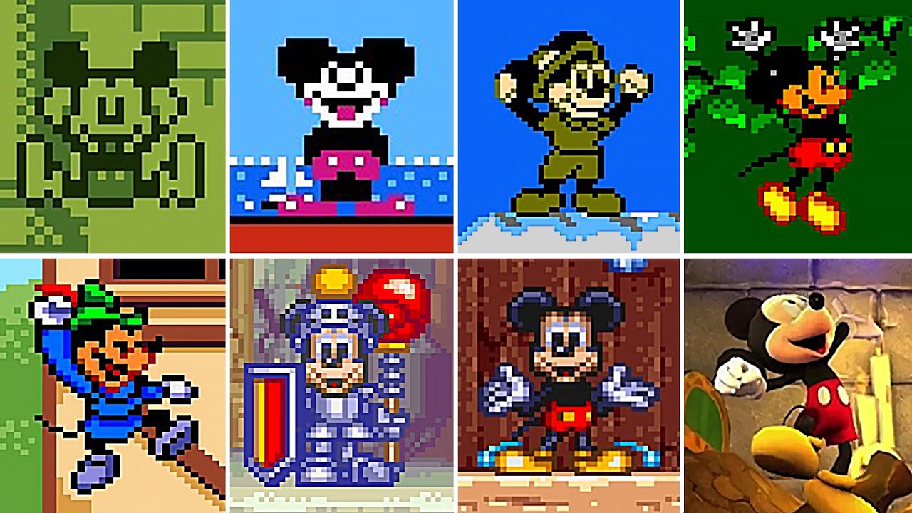 Evolution Of Mickey Mouse Victory Animations & Stage Clear (1987 - 2013 ...
