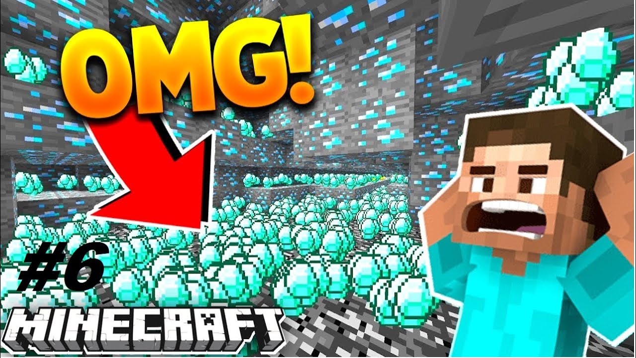 I FOUND SO MANY DIAMONDS IN MINECRAFT SURVIVAL | #6 - YouTube