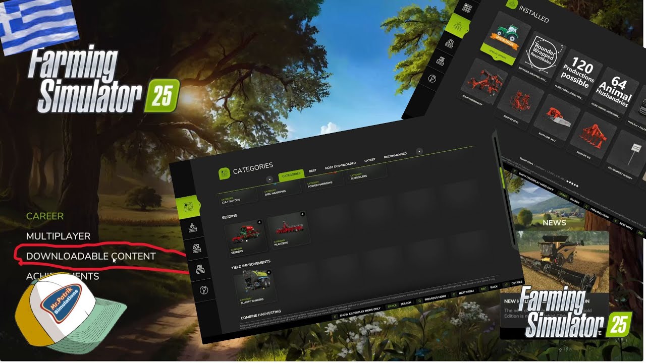 FARMING SIMULATOR 25/ΠΟΥ ΠΩΣ ΚΑΙ ΓΙΑΤΙ/ΠΩΣ ΚΑΝΟΥΜΕ INSTALL MODS ΣΤΟ ...