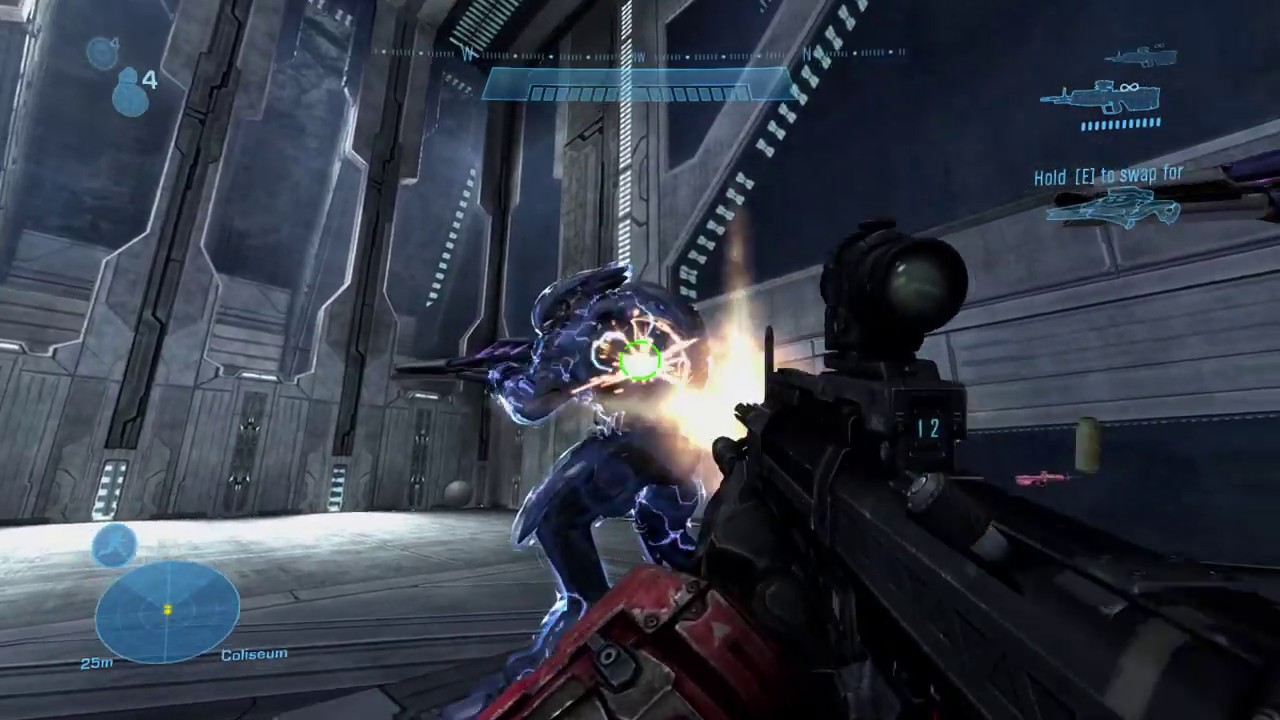 Halo reach Custom Battle rifle mod - YouTube