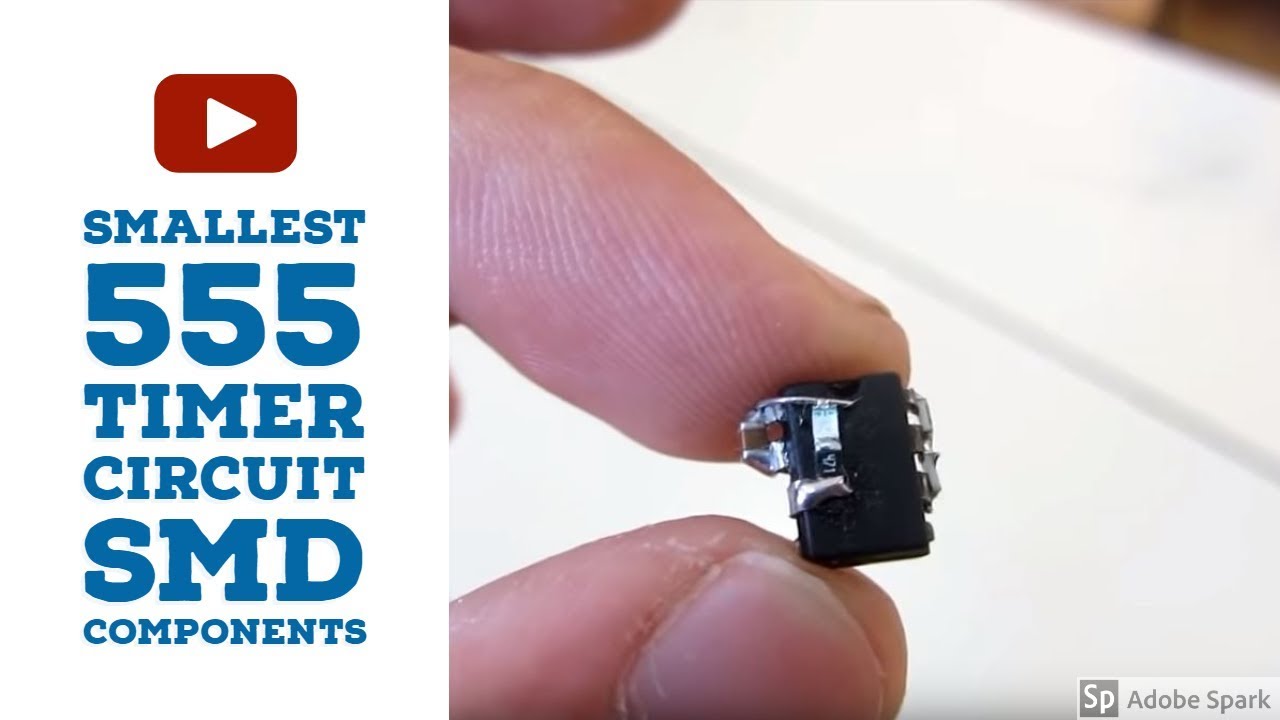 How to make tiny 555 timer project (no PCB) - YouTube