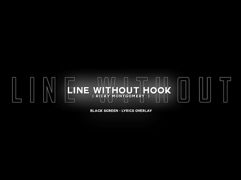 Line Without Hook - Black Screen Lyrics Overlay - Lyrics Status