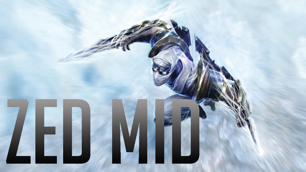 Let's Play League of Legends #19 | Zed Mid With Friends | Full Game ...