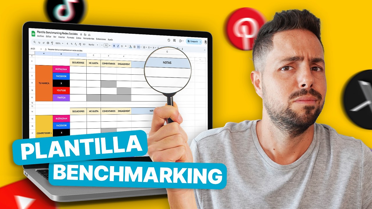 Benchmarking Marketing: Analiza a tu Competencia en Redes Sociales [+PLANTILLA GRATIS] - YouTube