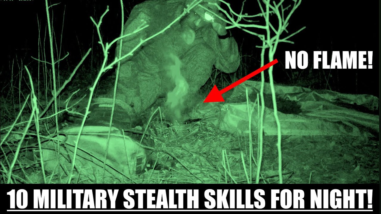 10 Military Night Stealth Survival Skills, Tips, Tricks & Hacks! LIGHTS ...