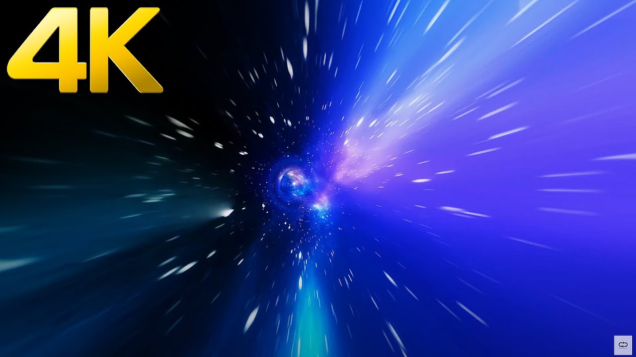 3 hours 4K Abstract Space Moving Screensaver Neon Light Rays Relaxing ...