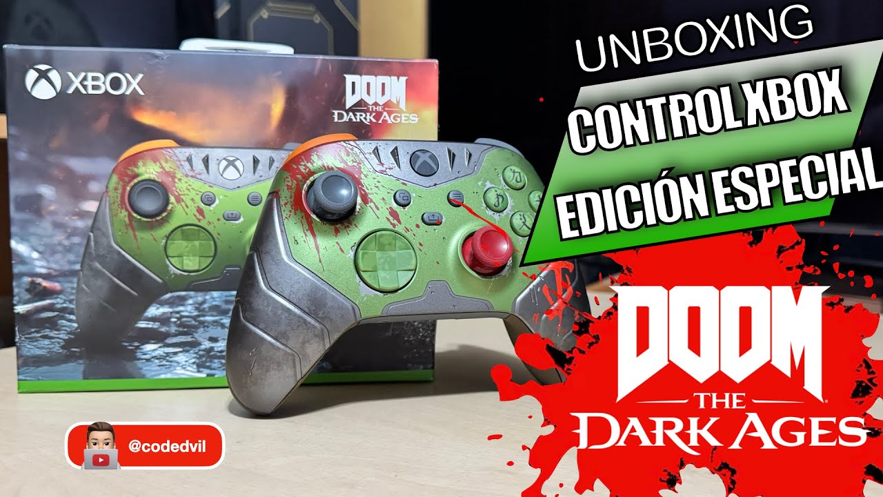 REVIEW y UNBOXING control Doom: The Dark Ages para Xbox Series X-S en ...