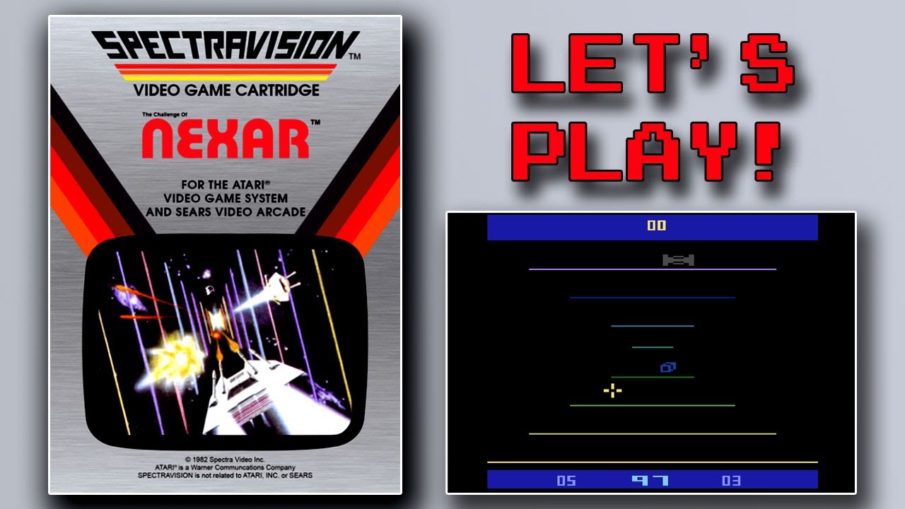 The Challenge of Nexar (Atari 2600, 1982) - Let's Play! - YouTube