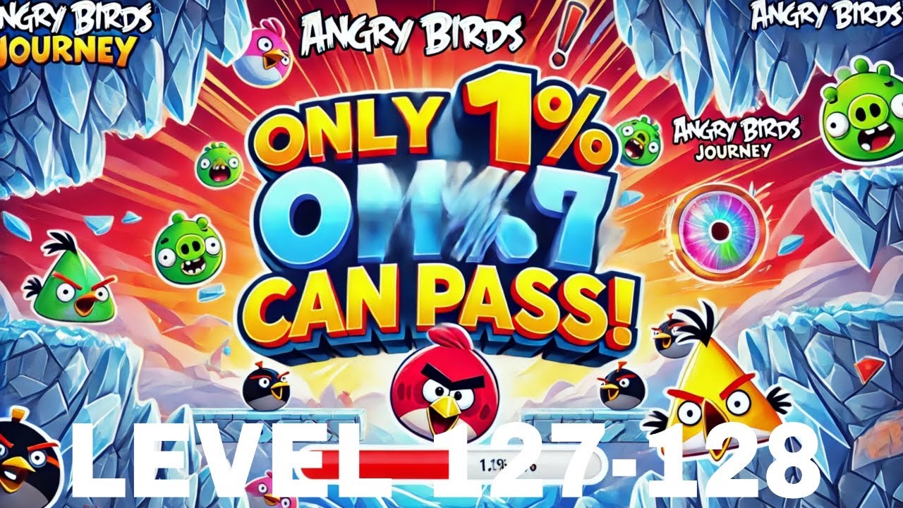"ONLY 1% CAN PASS! 😱 | Angry Birds Journey Level 127 🔥"#AngryBirds# ...