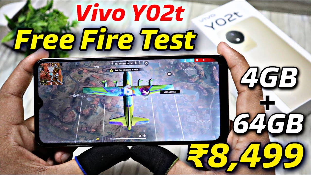 Vivo Y02t Free Fire Test || Vivo Y02t Free Fire Max, Heating Test 🔥 ...