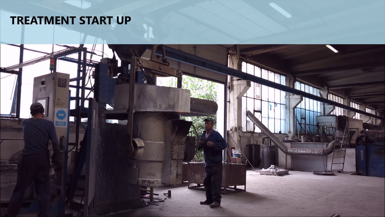 DUEDI FOUNDRY PRODUCTS - CORED WIRE 1 TON TREATMENT - YouTube