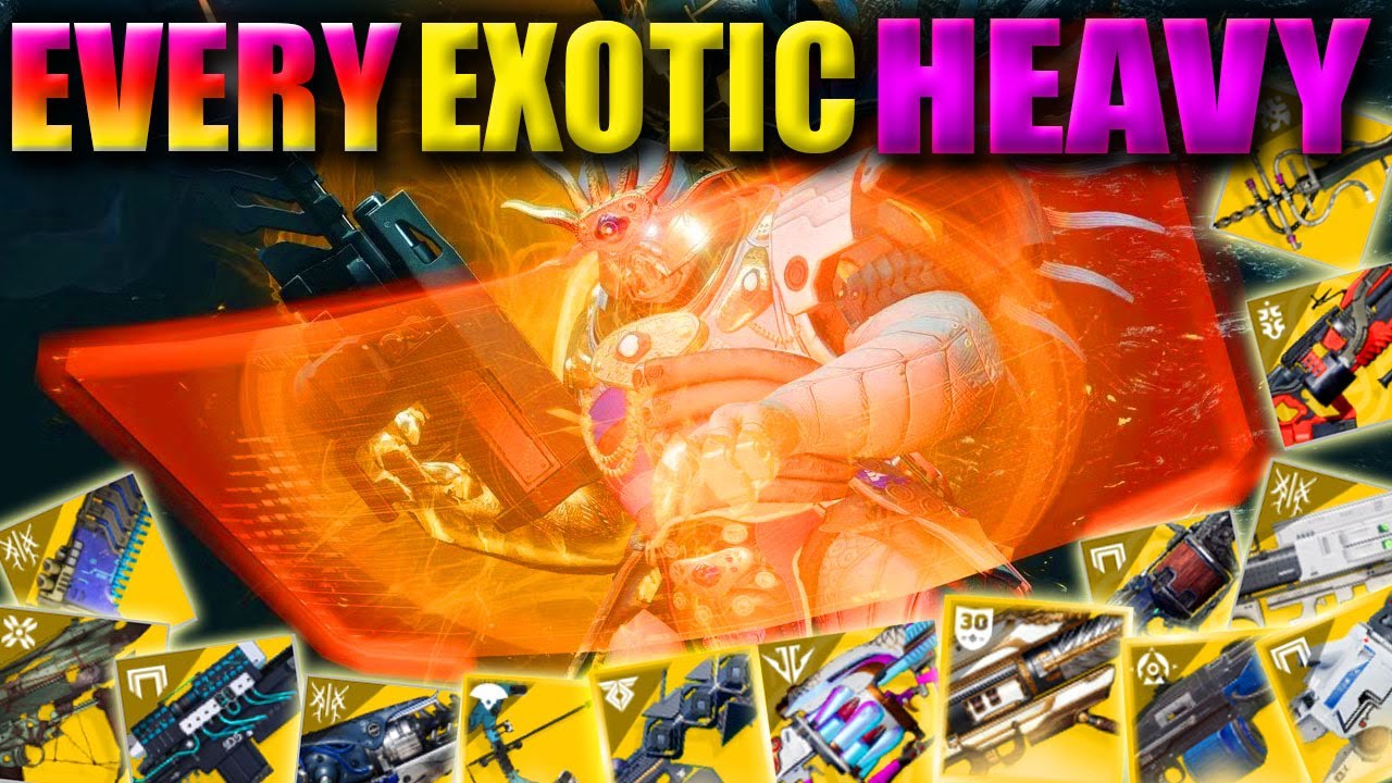 Every Exotic Heavy vs Expilcator Root of Nightmares Raid Boss Destiny 2 ...