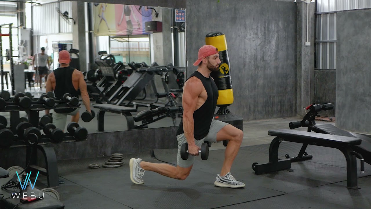 Alternate Leg Lunge - YouTube
