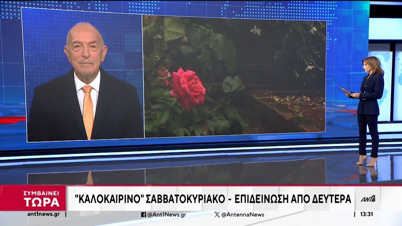 Καιρός: ήλιος και ζέστη το Σαββατοκύριακο - YouTube