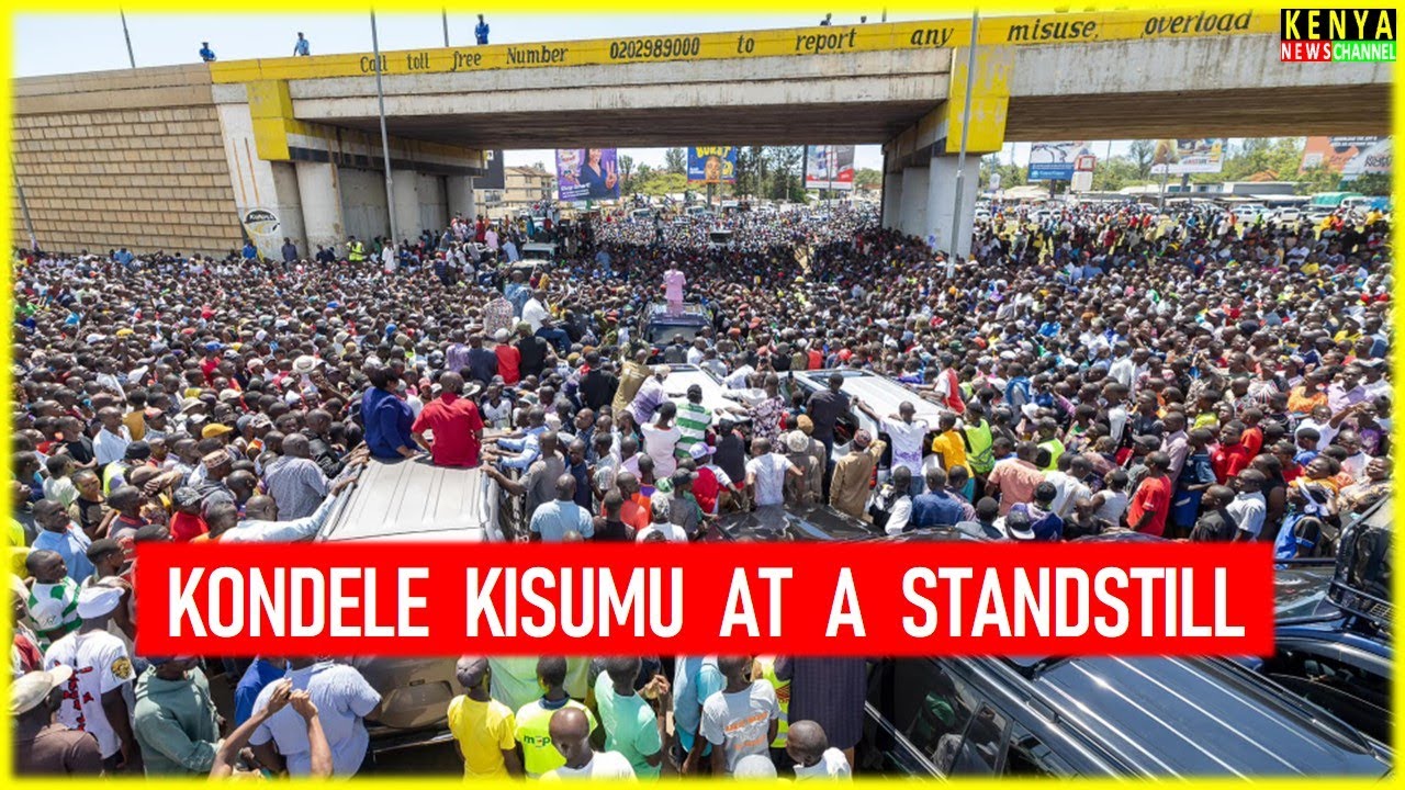 THIS WAS BIG - See what happened when Ruto arrived in Kondele Kisumu ...