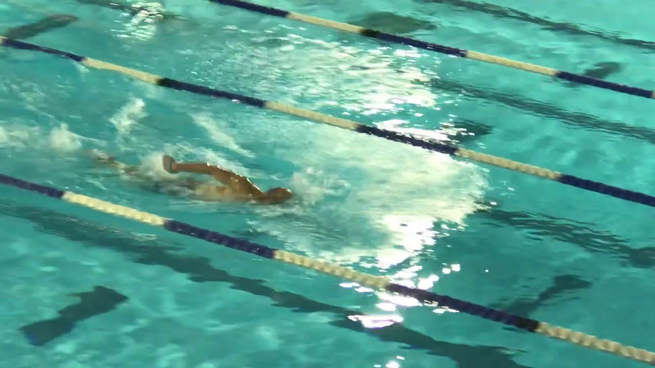 pace set - 100m free swim sets with small paddles and fins at TPASC in ...