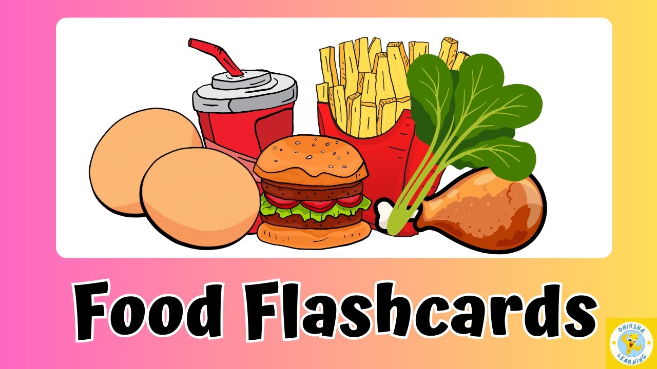 Food vocabulary for Kids | Educational video for toddlers | Dhiksha ...