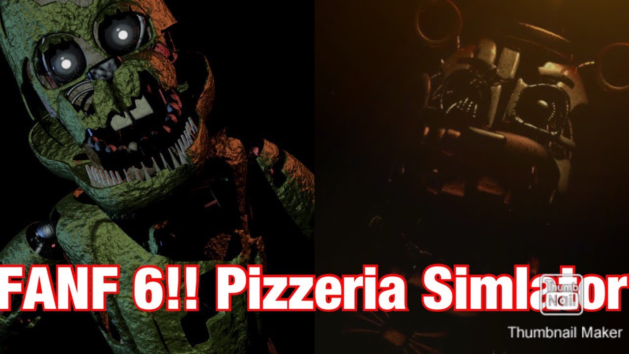 Fanf 6!!! 💀 pizzeria simulator! - YouTube