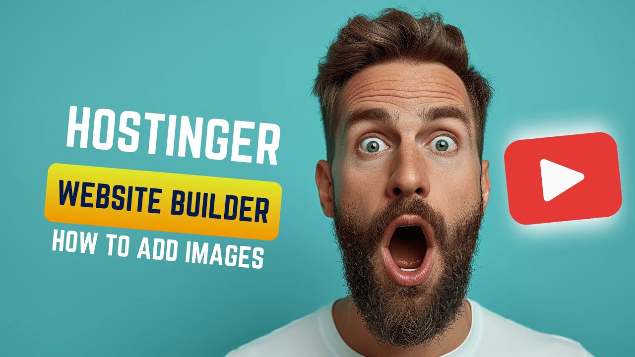 Hostinger Website Builder: How To Add Images - YouTube