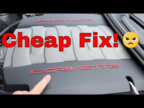 C7 Corvette Engine Decal Install