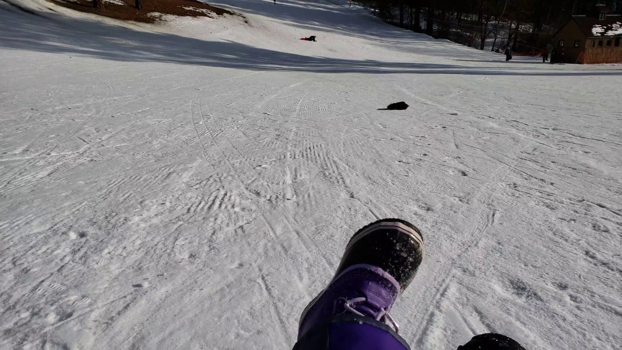 Best sled hill ever - YouTube