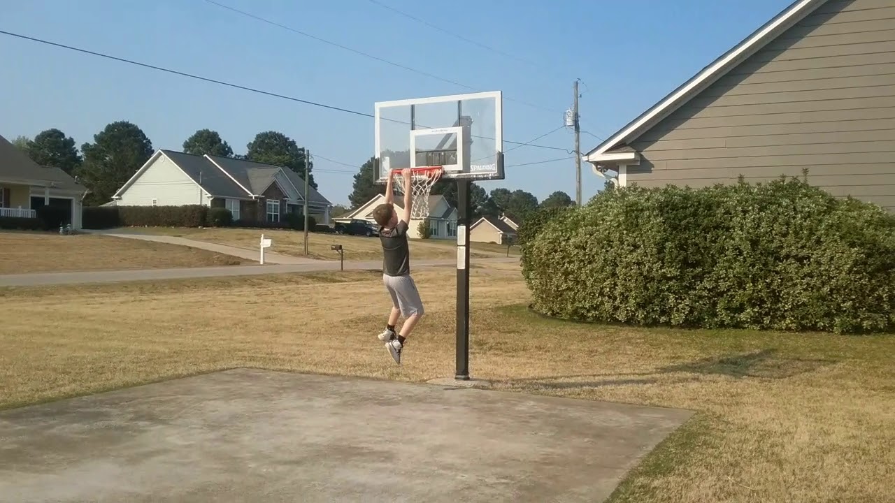 Hanging on rim - YouTube