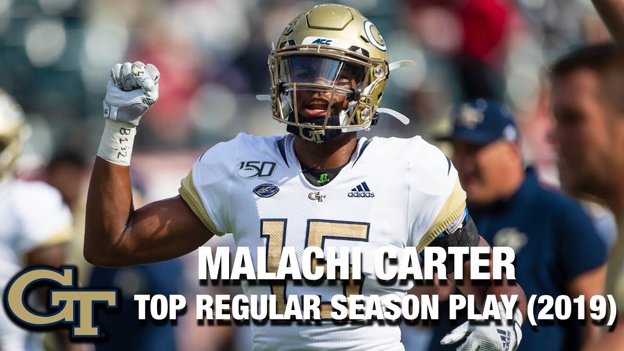 Georgia Tech WR Malachi Carter | 2019 Top Regular Season Play - YouTube