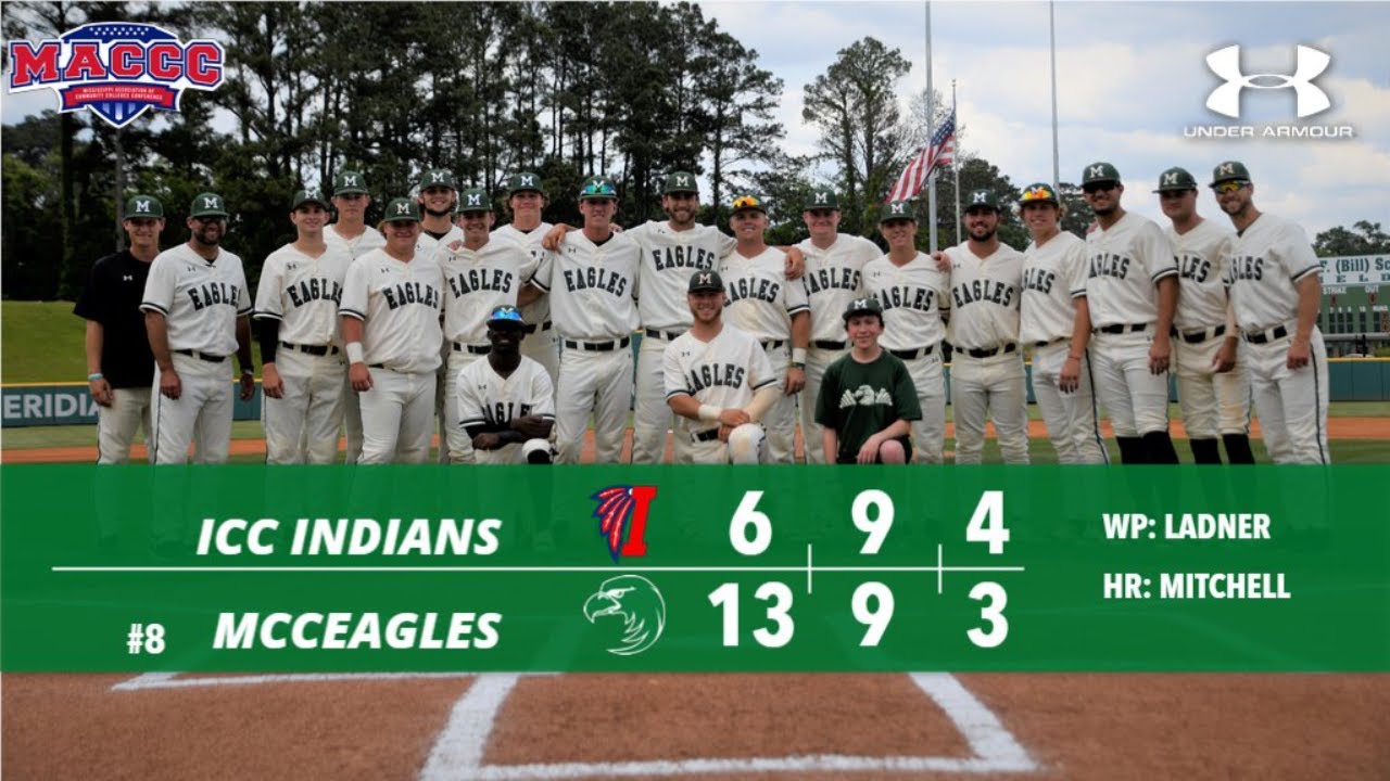MCC: #8 Baseball vs ICC Highlights - Game 1 - YouTube
