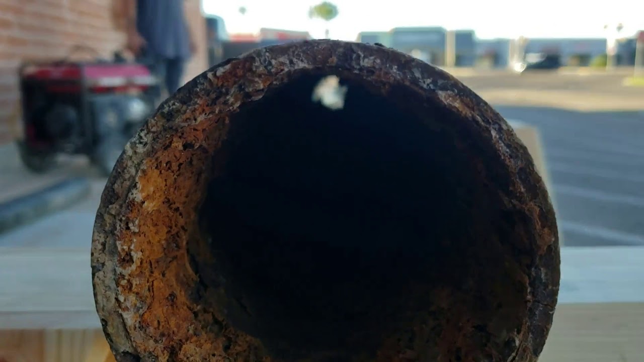 Typhoon Pipe Scaling Plumbing Tool Video 1 - YouTube