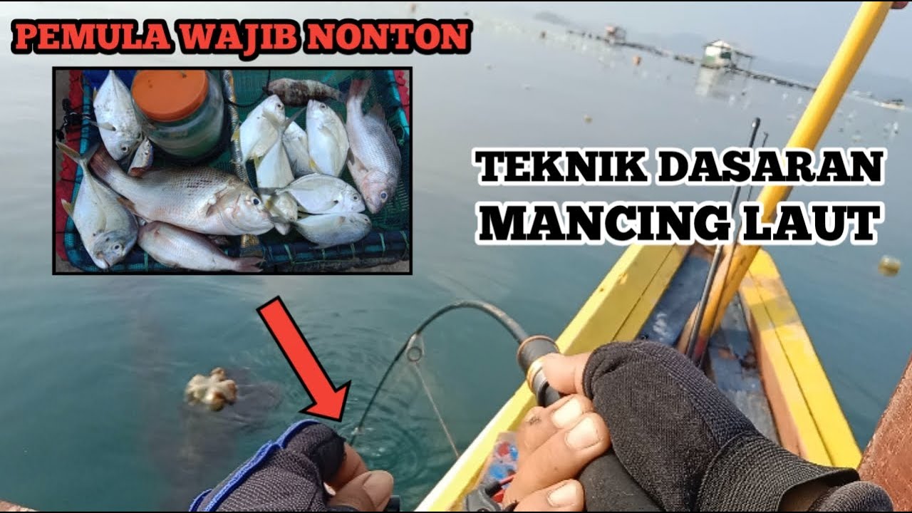 Umpan & Teknik Mancing Laut Siang Hari - YouTube