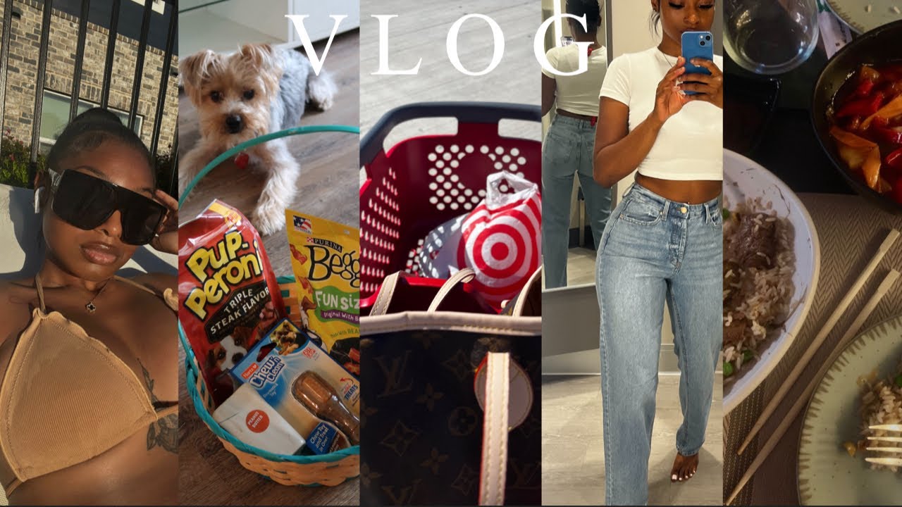 WEEKLY VLOG | EASTER SUNDAY, POOL DAY, TARGET RETAIL THERAPY, COOK WITH ME GONE WRONG... & MORE ...