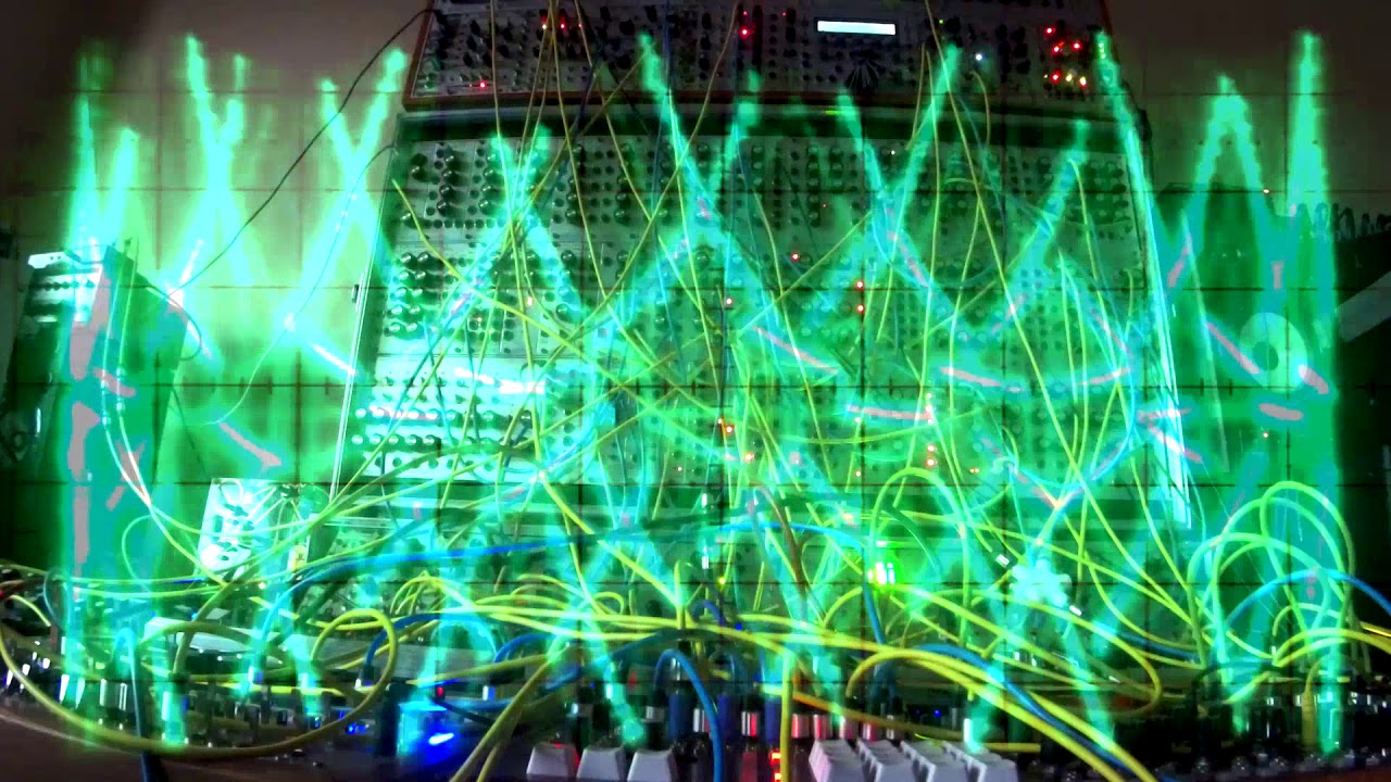 Modular Synth and an Oscilloscope in Lissajous Mode - YouTube
