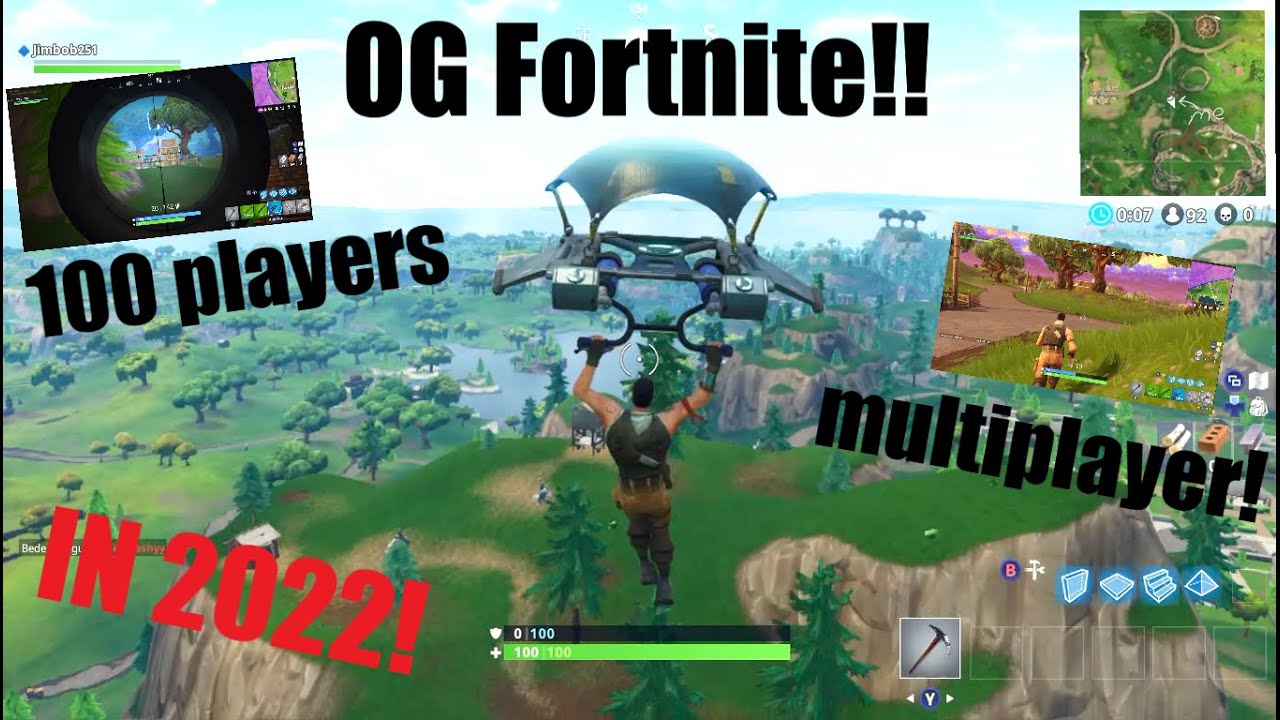 Playing OG Fortnite MULTIPLAYER In 2022!! [Project Era] - YouTube