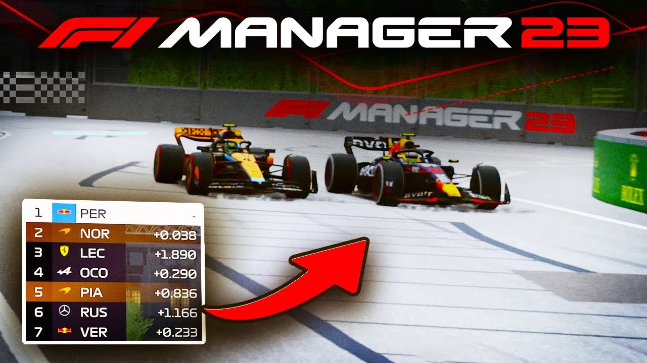 Racing the NEW LAYOUT Singapore GP - F1 Manager 23 Career - YouTube