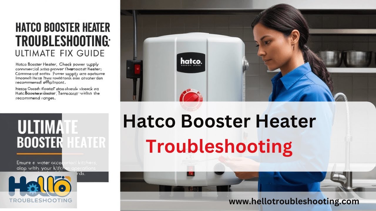Hatco Booster Heater Troubleshooting: Fix Common Issues Fast! - YouTube