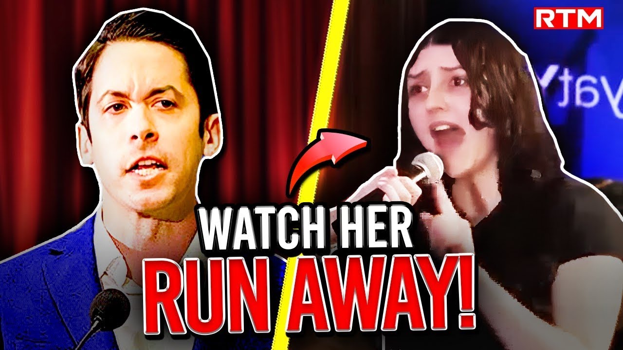 Woke Student STORMS OUT After Failing To Pin Down Michael Knowles In Epic Fail - YouTube