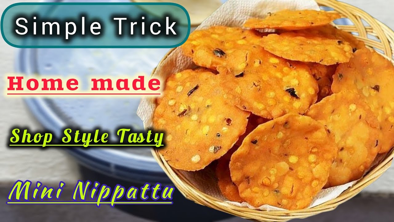 Our own style Mini Nippattu Recipe in Simple Method | How to make ...