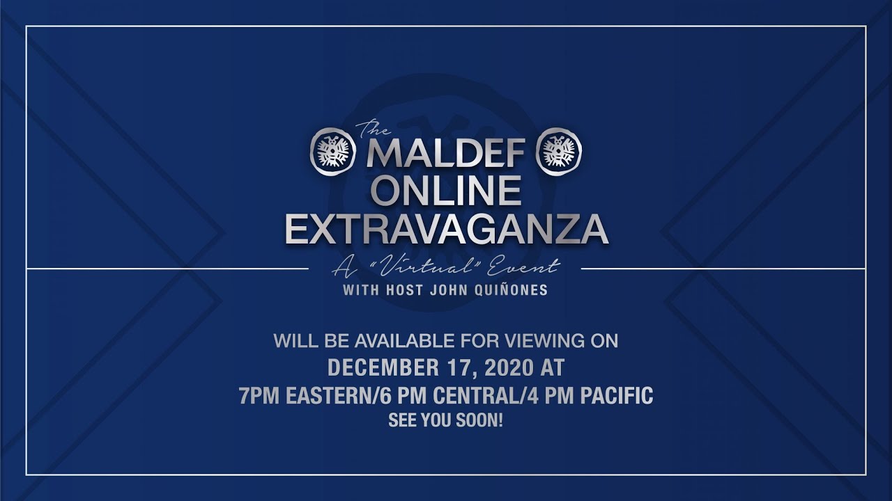 MALDEF Online Extravaganza - Thursday, December 17, 2020 - YouTube