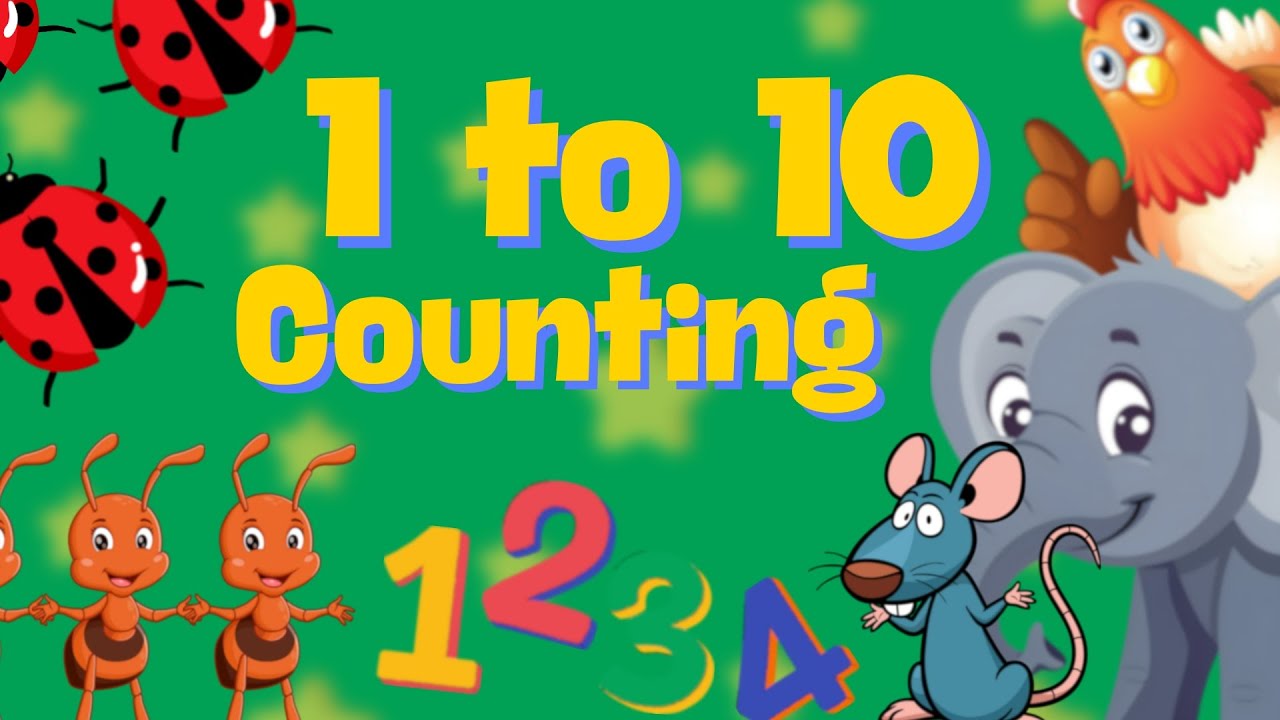1 to 10 Counting for Kids | Learn Numbers with Rhyme & Song | Preschool ...