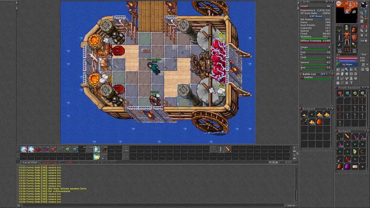 Tibia Robson's Isle Free Account Hunting Spot (Awash World Change ...