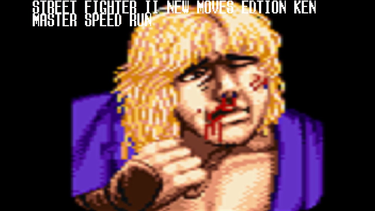 Street Fighter II New Moves Edition Ken Master Speed Run - YouTube
